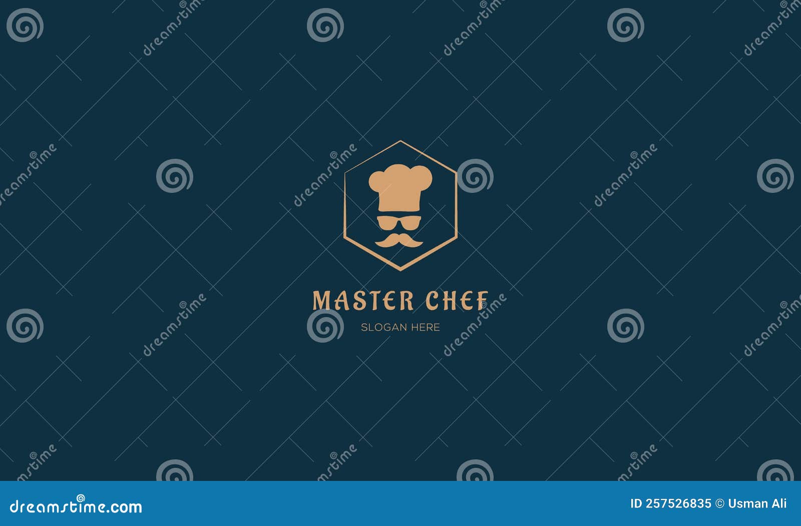 Master Chef Restaurant Logo Vector Design Template. Minimal Restaurant ...