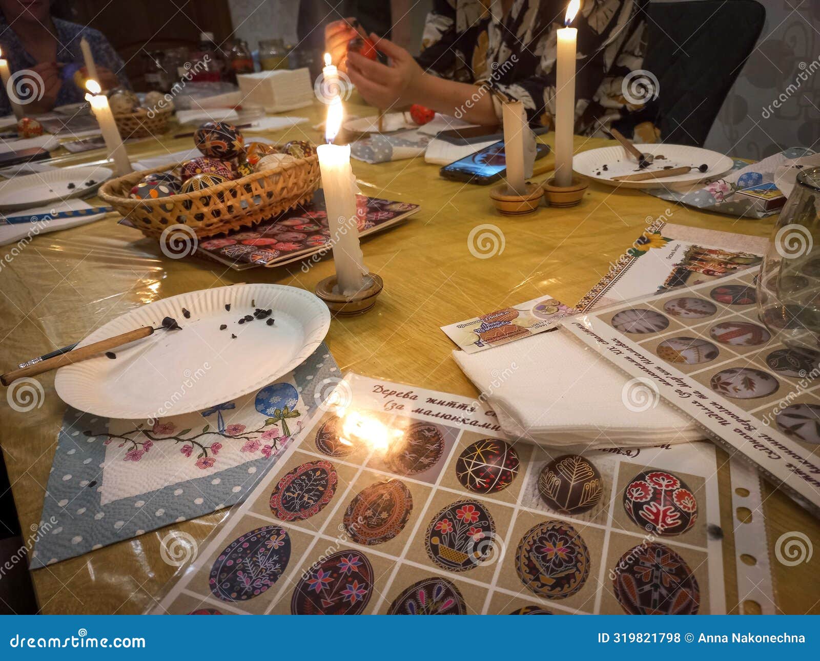Master Class on Easter Egg Painting, Painted Eggs. the Symbol of Easter in Orthodox Countries ...