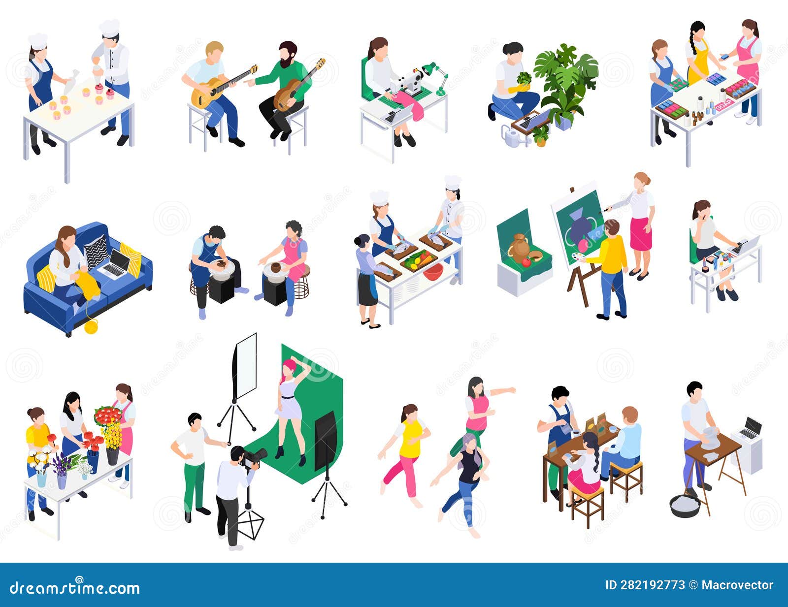 Master Class Icon Set stock vector. Illustration of teach - 282192773