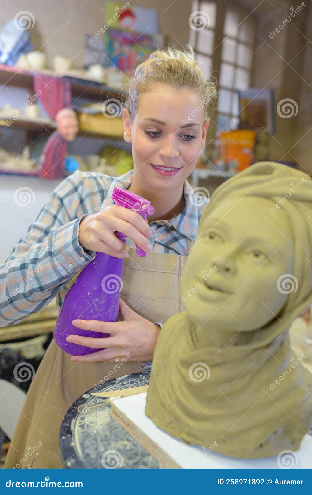 Master Class at Pottery Workshop Stock Photo - Image of class, teaching ...