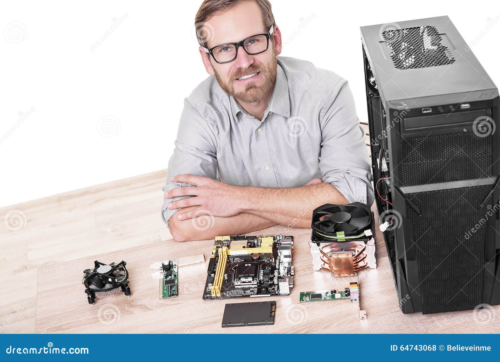 Master of computers stock photo. Image of expression - 64743068