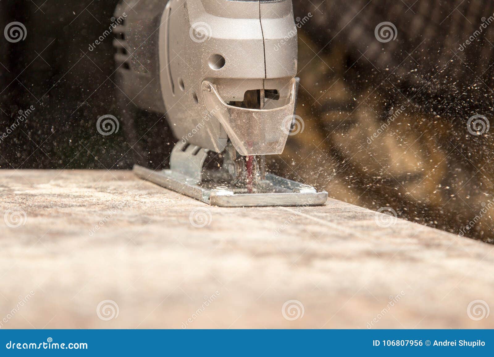 Master Cuts Wood with a Jig Saw Stock Photo - Image of cutting, collect ...