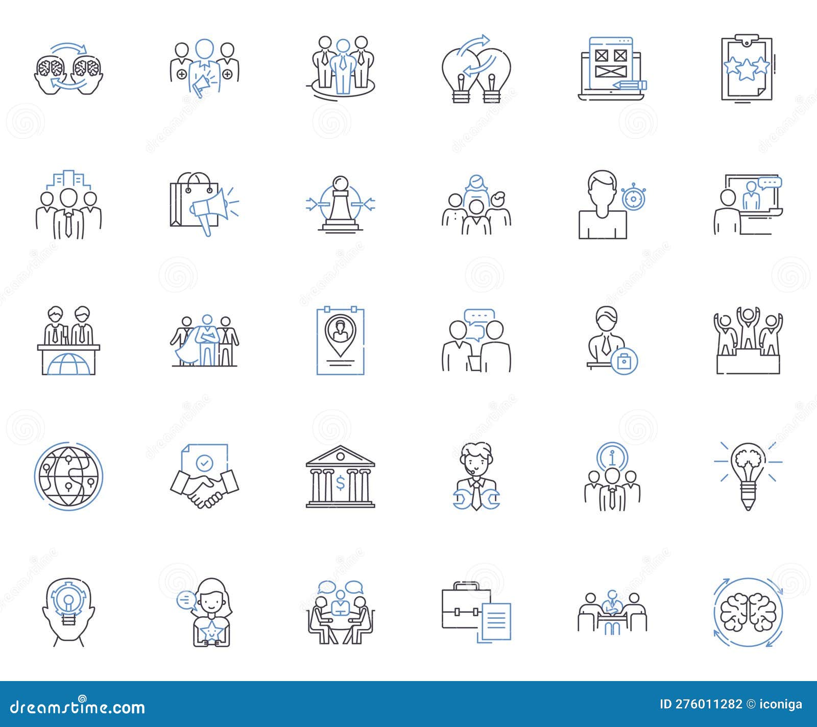 Master Entity Line Icons Collection. Dominant , Authority , Leader ...
