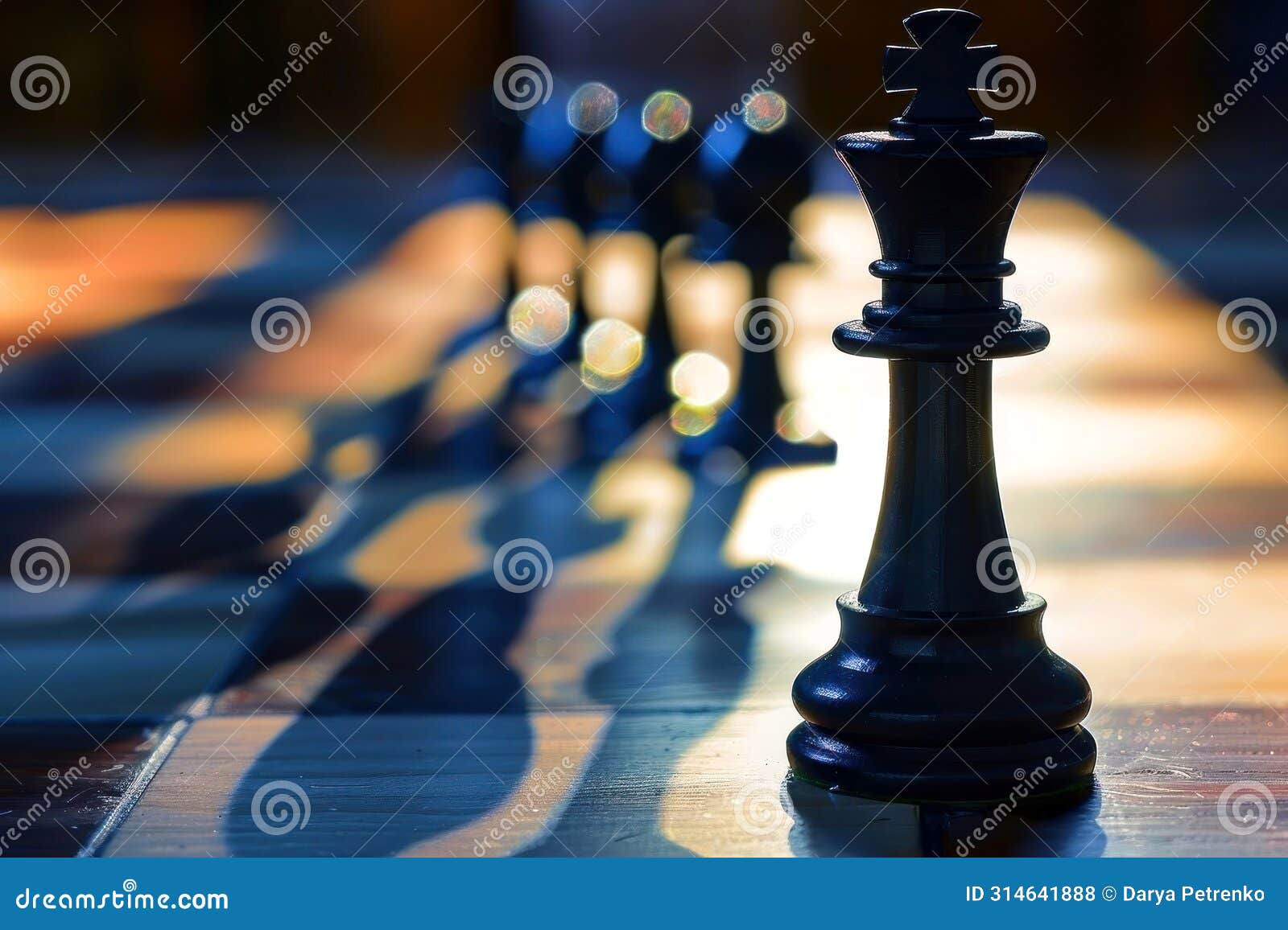 Chessboard Showcasing Key Tactical Positions To Depict Calculated ...