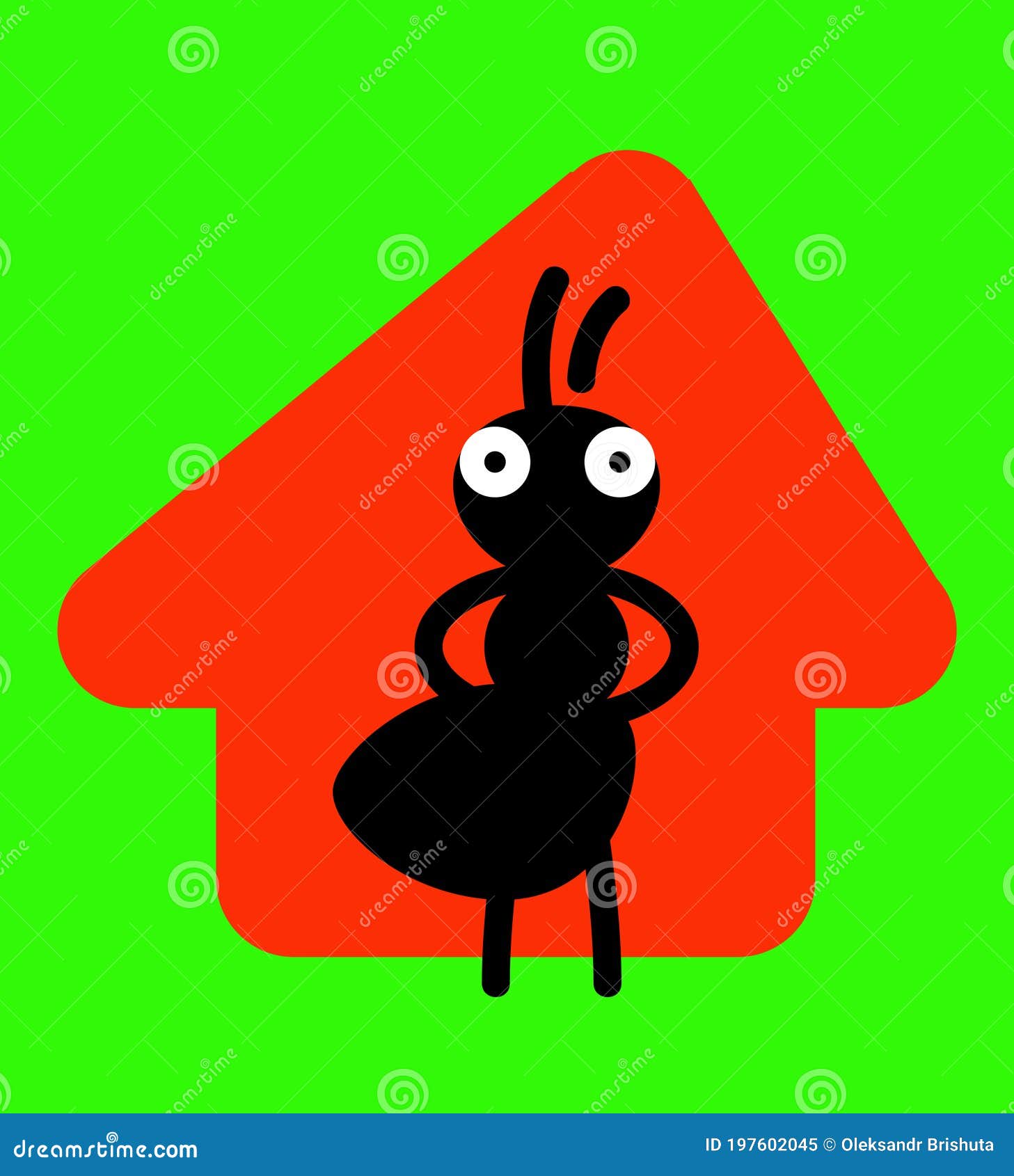 Anthill Logo. Isolated Anthill On White Background. Ant Vector ...