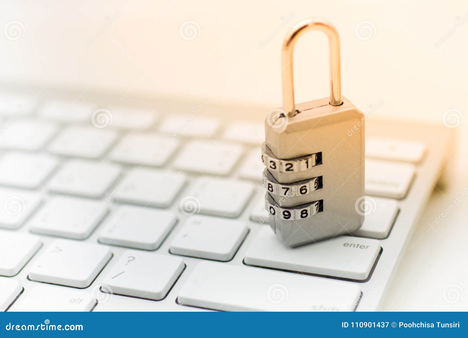 Master Key Encode Place On The Keyboard Image Use For Security Of Using Internet By Computer