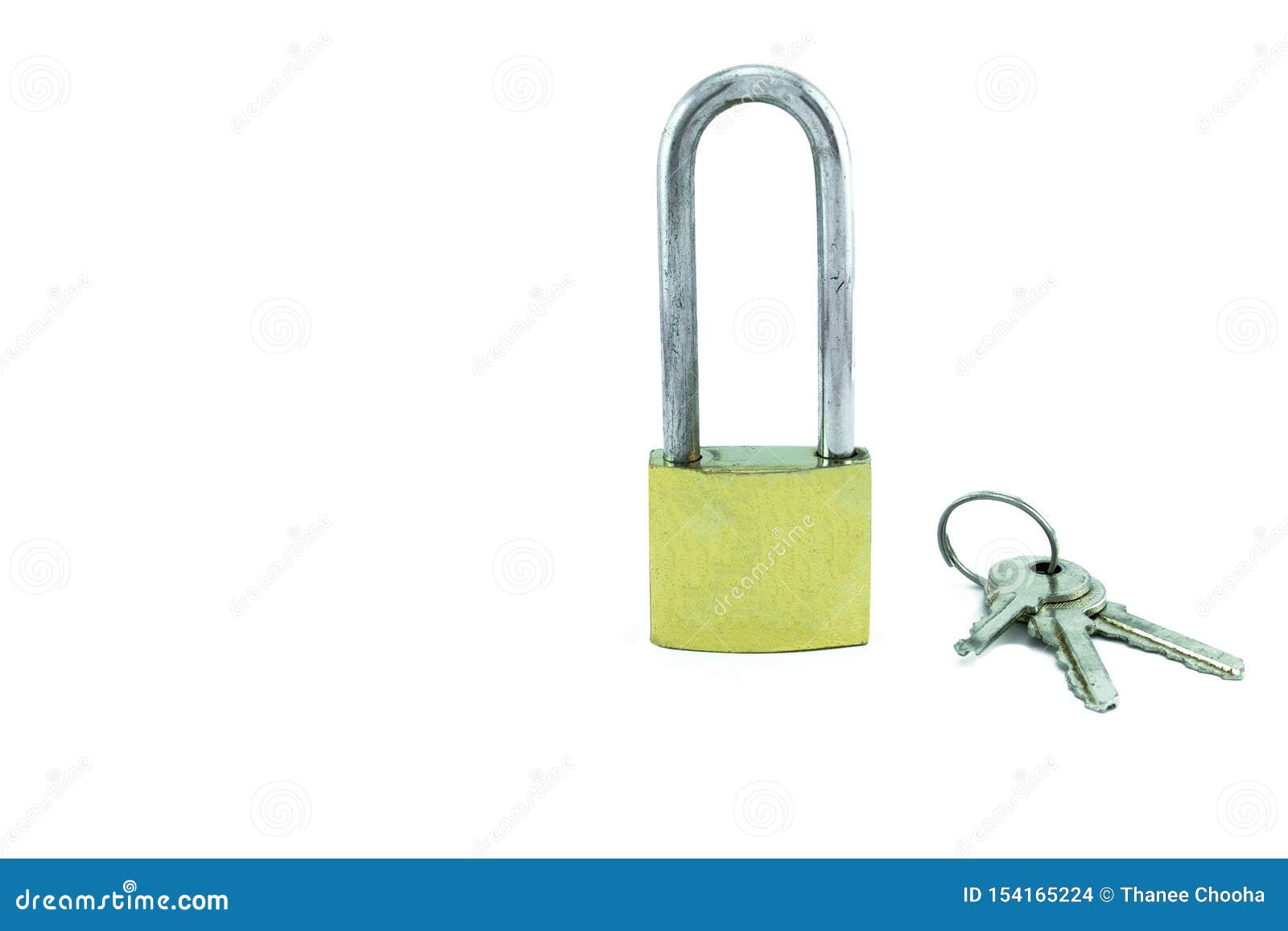 Master Key on White Background, Key Lock Stock Photo - Image of ...