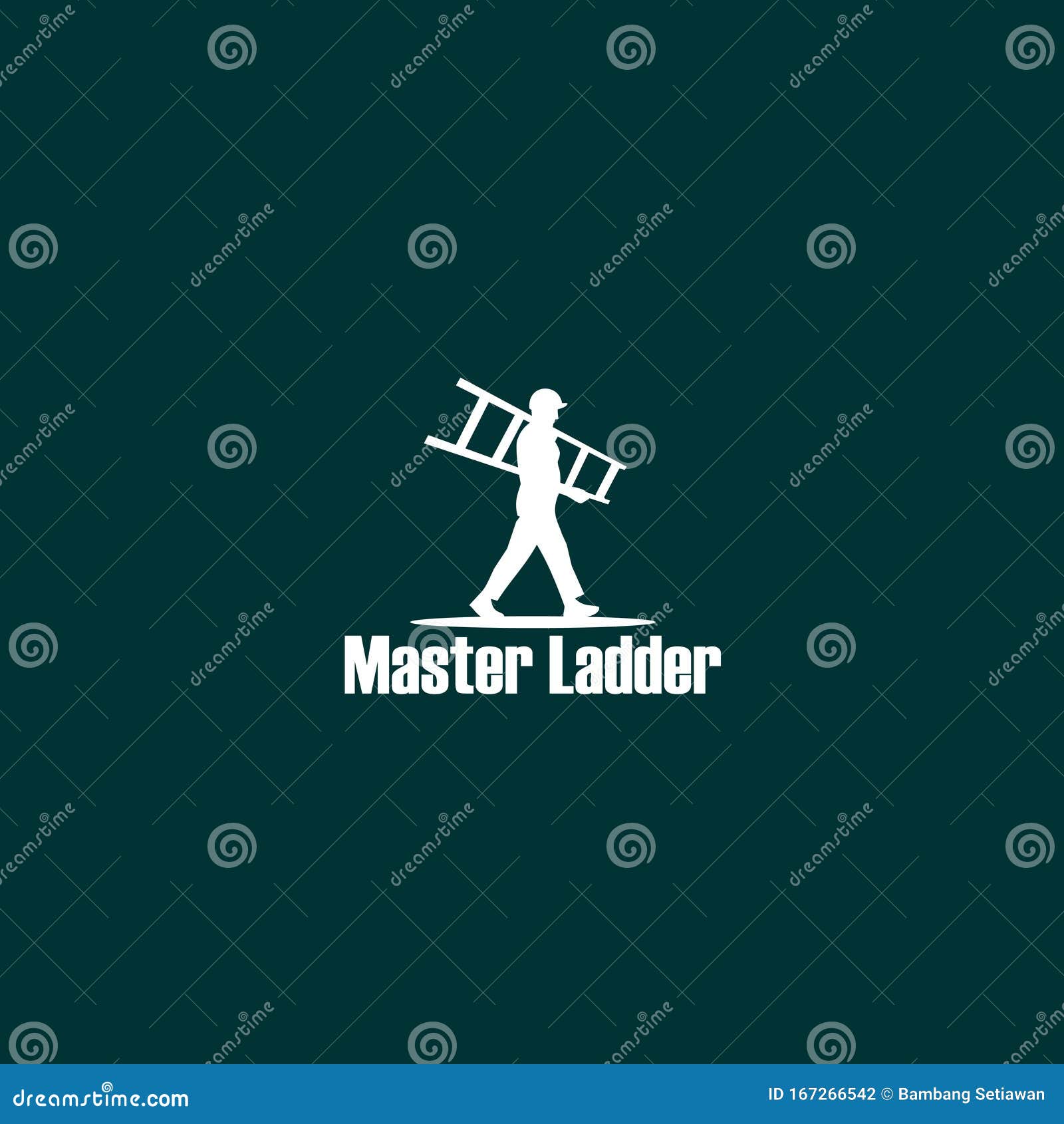 Master Ladder Logo Design Template Pictorial Mark Logo Concept