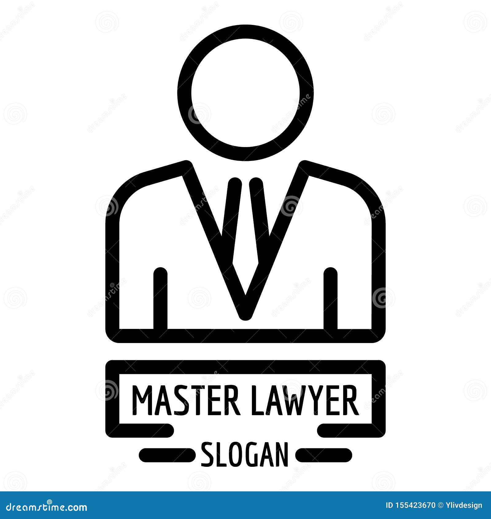 Legal Master Folder Icon Color Outline Vector | CartoonDealer.com ...