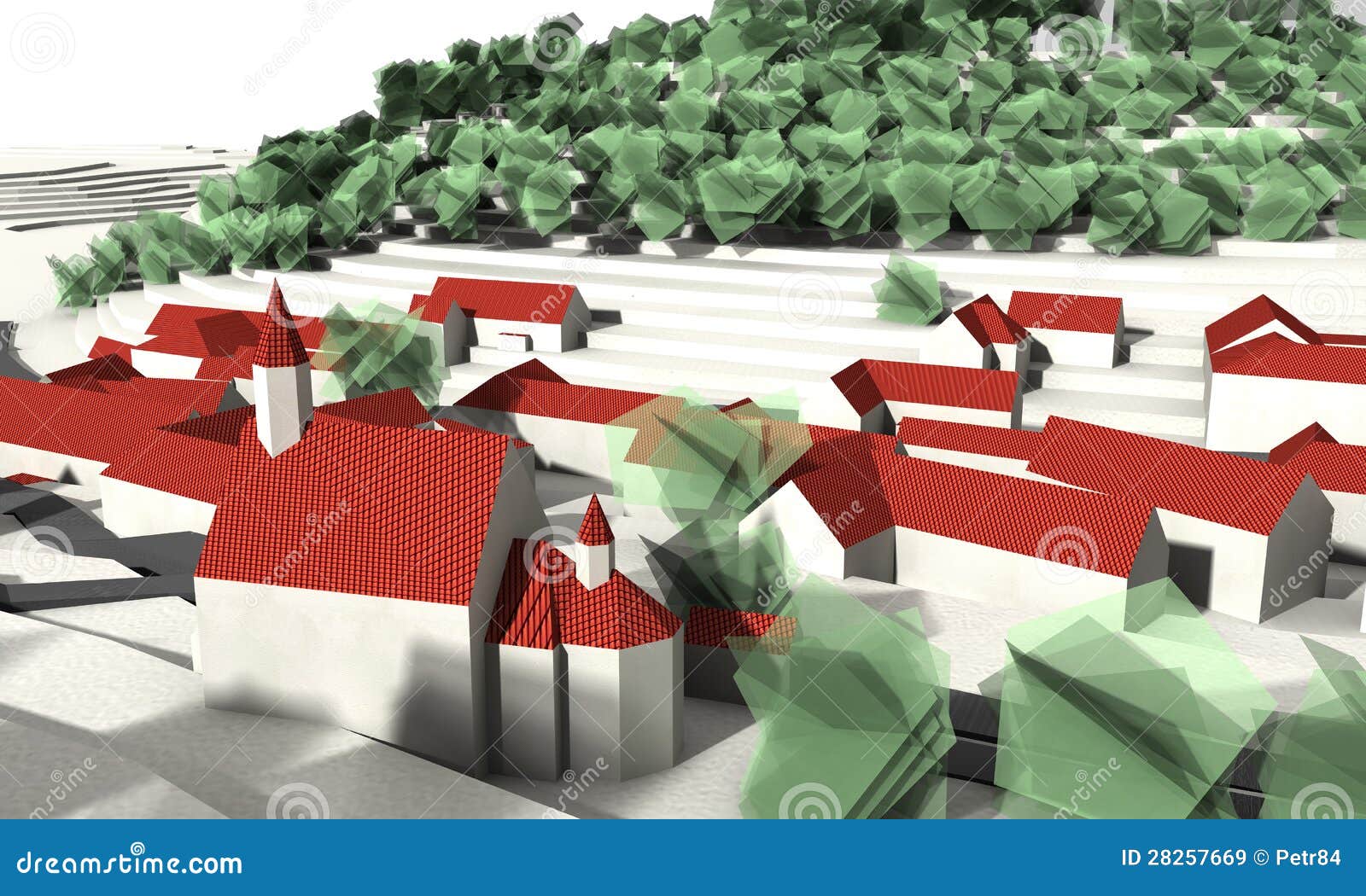 Master plan stock illustration. Illustration of apartments - 28257669