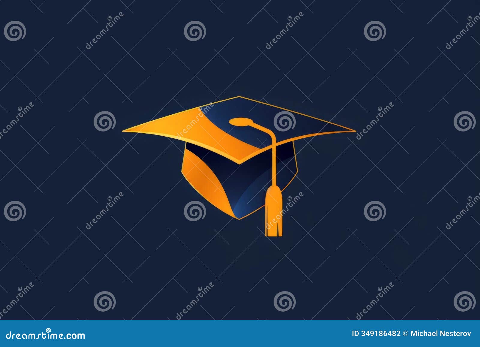 Master S Degree Cap Logo Icon Stock Illustration - Illustration of ...