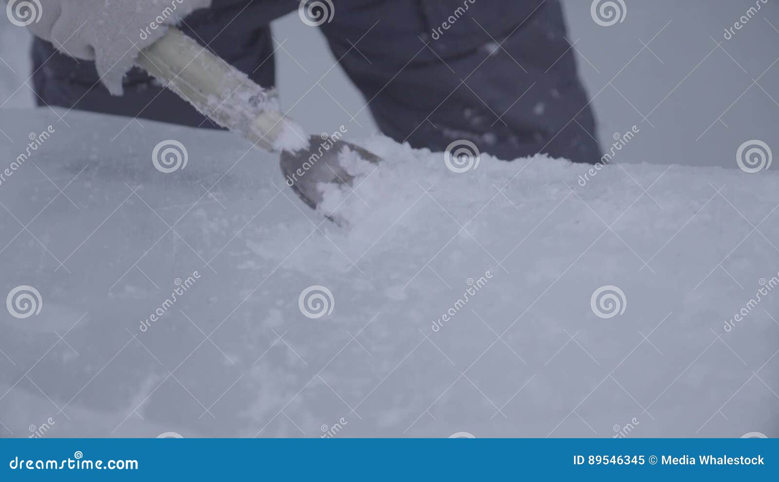 Master Scraper Performs a Movement Across the Ice To Create an Ice ...