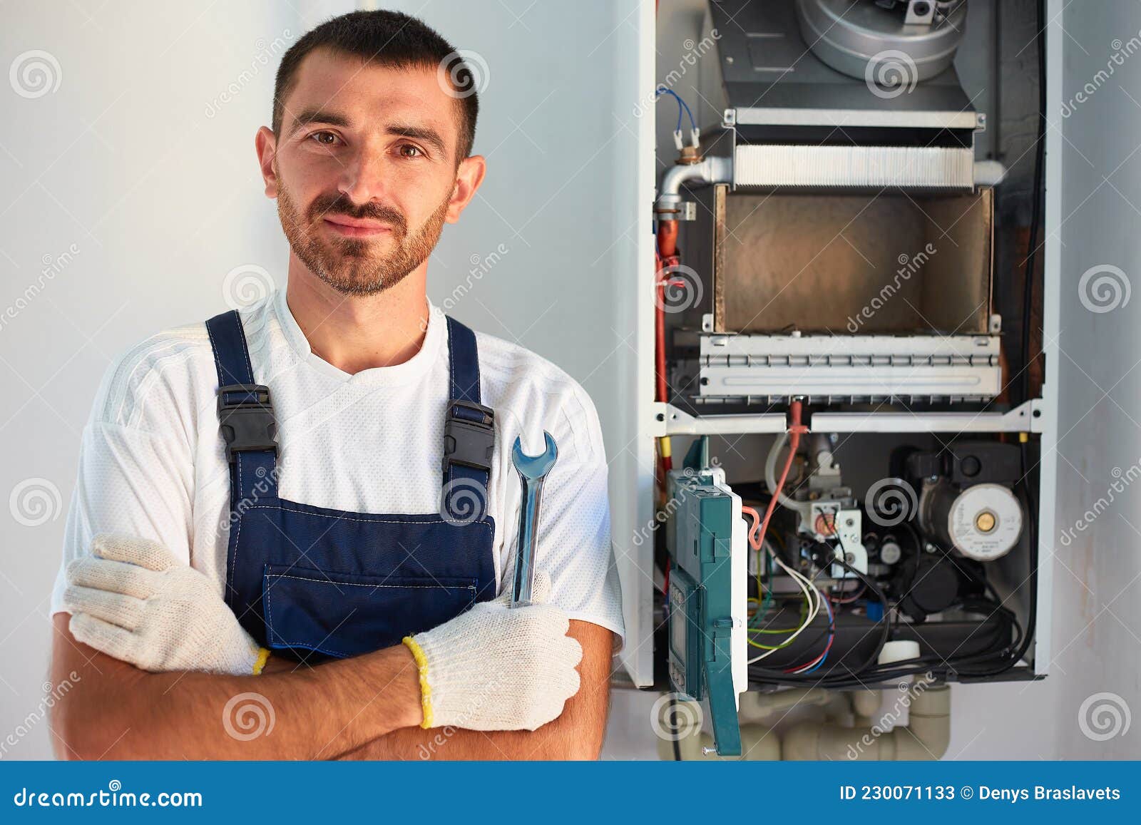 Master, Service Engineer for Repair of Gas Equipment Stock Image ...