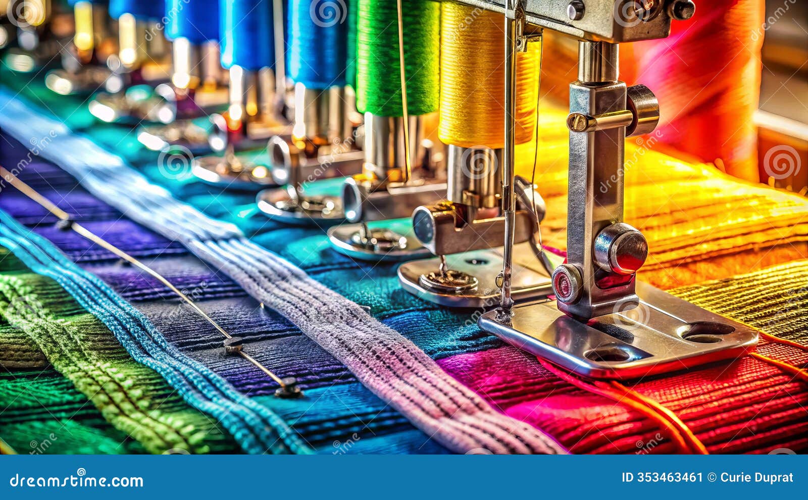 With Each Stitch A Woman Releases Negative Thoughts And Emotions ...