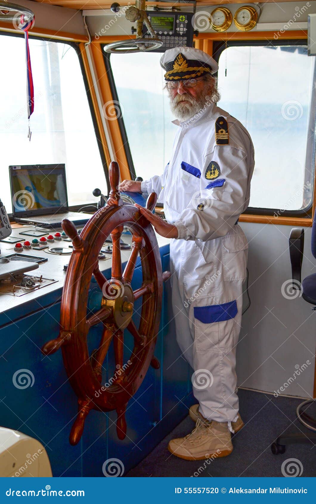 The master of the ship stock photo. Image of adult, hand - 55557520