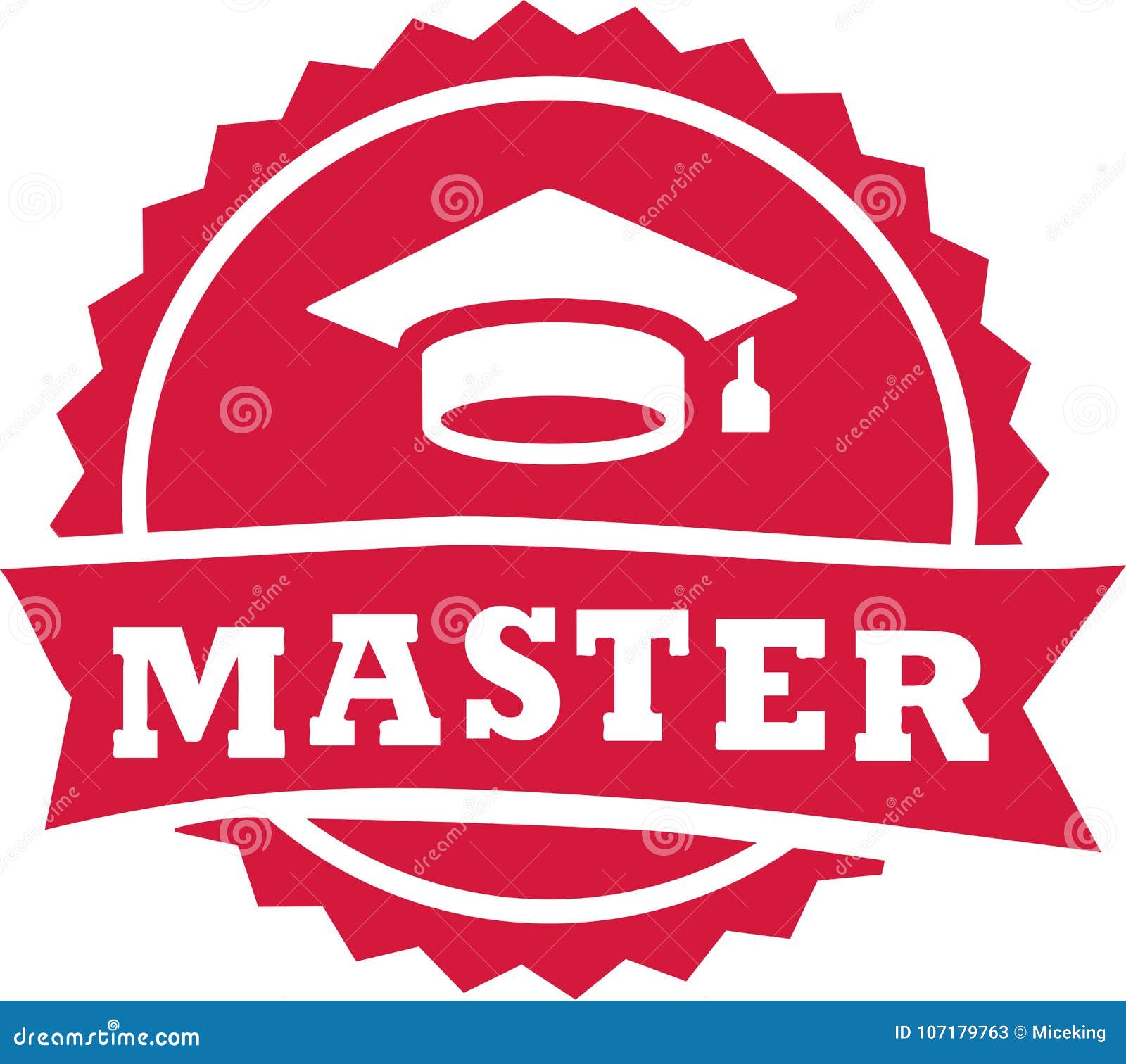 Master Stamp 2016 Graduation Hat Stock Vector - Illustration of logo ...