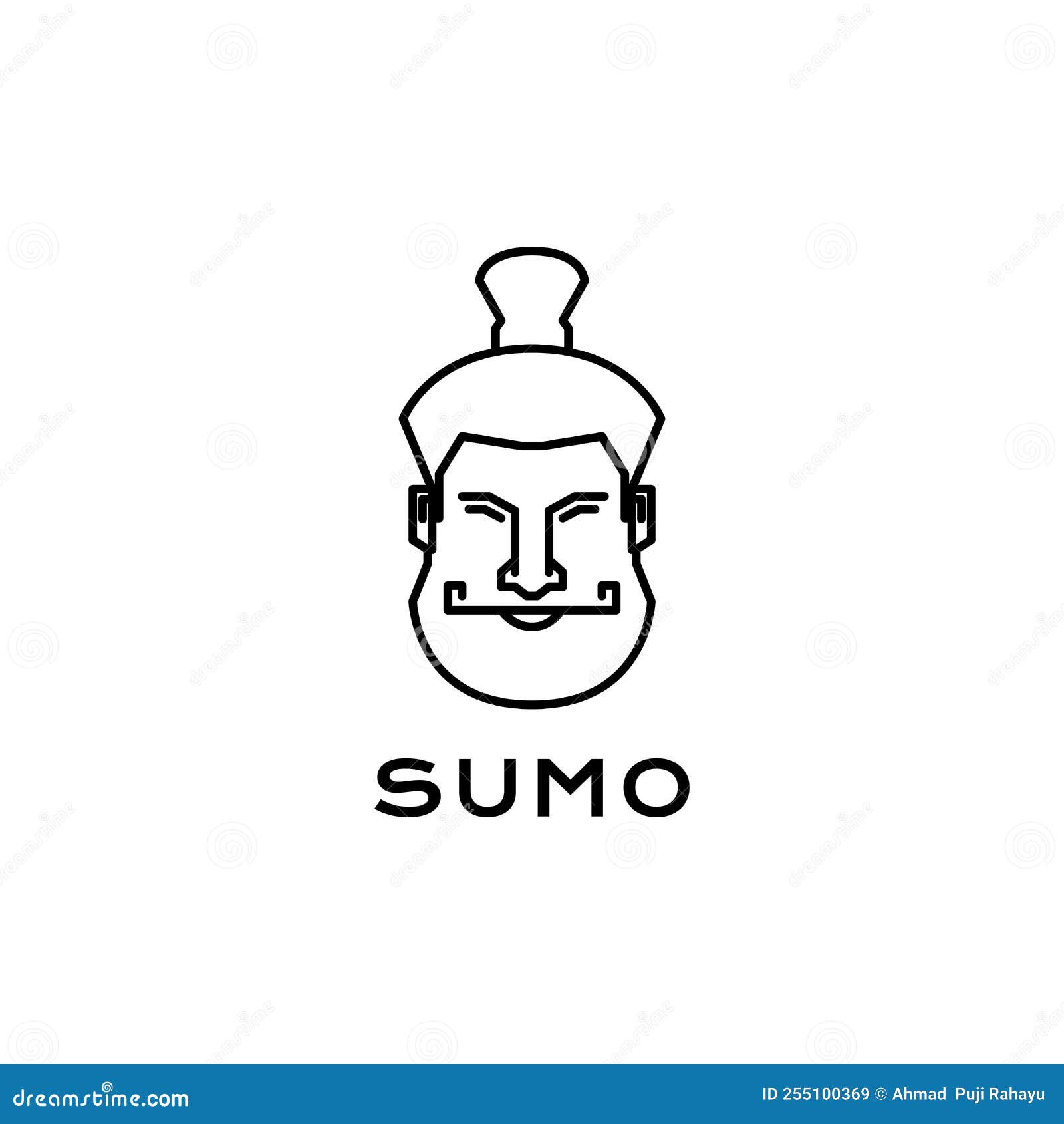 Master Sumo Logo Design Vector Stock Vector - Illustration of sportsman ...