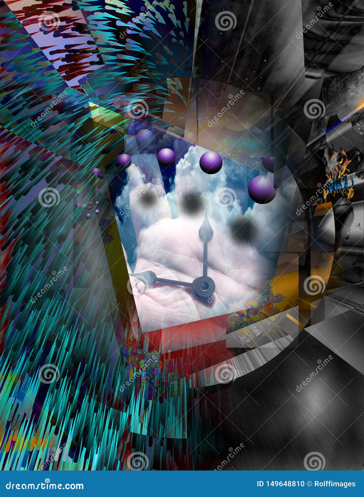 Master of Time stock illustration. Illustration of artwork - 149648810