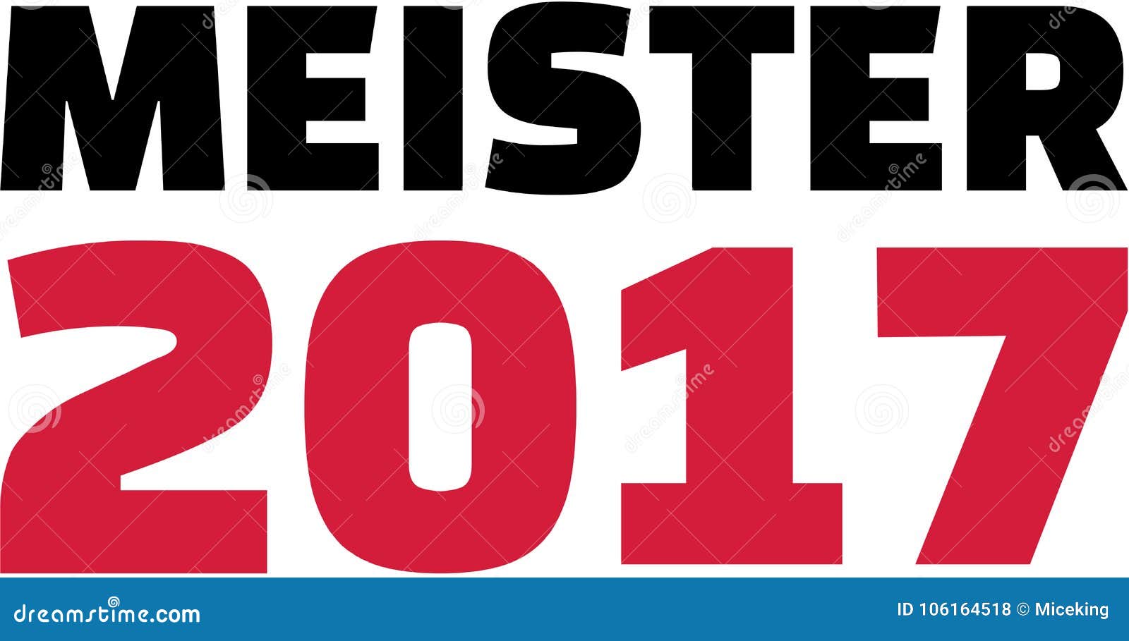 Master title 2017 german stock vector. Illustration of kicking - 106164518