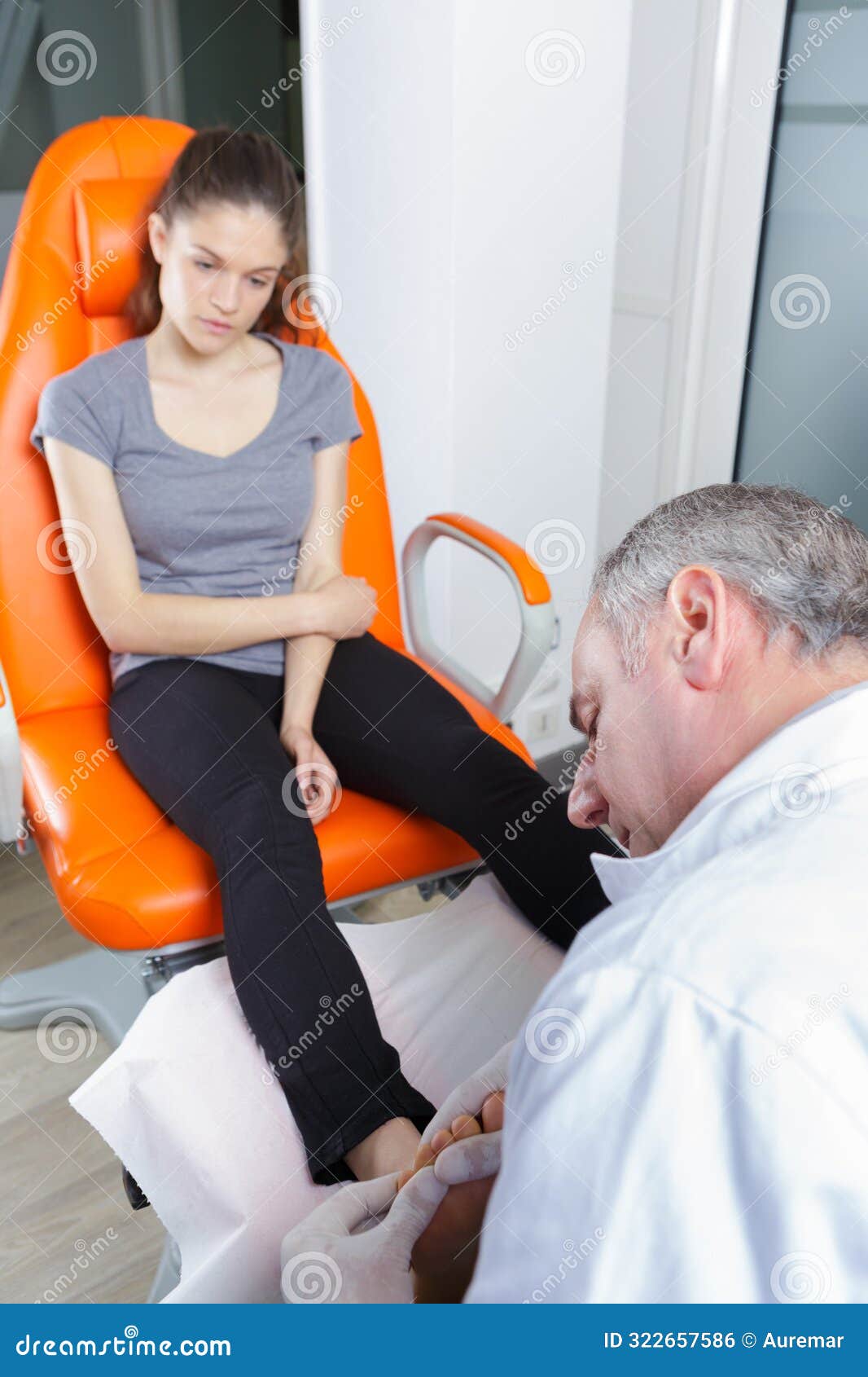 Master Using Professional Instruments when Doing Pedicure Stock Photo ...