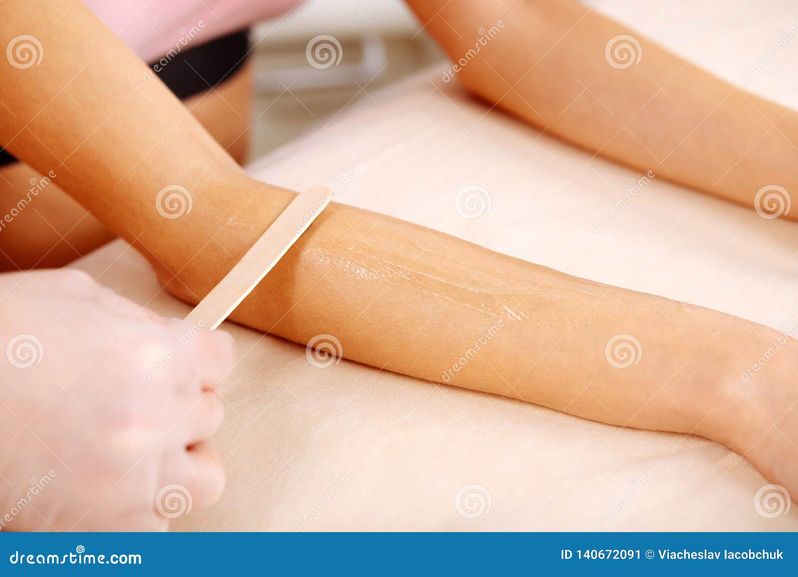 Master Wearing Gloves Holding Wooden Stick Making Sugaring Stock Image ... Master Wearing Gloves Holding Wooden Stick Making Sugaring Stock Image ...
