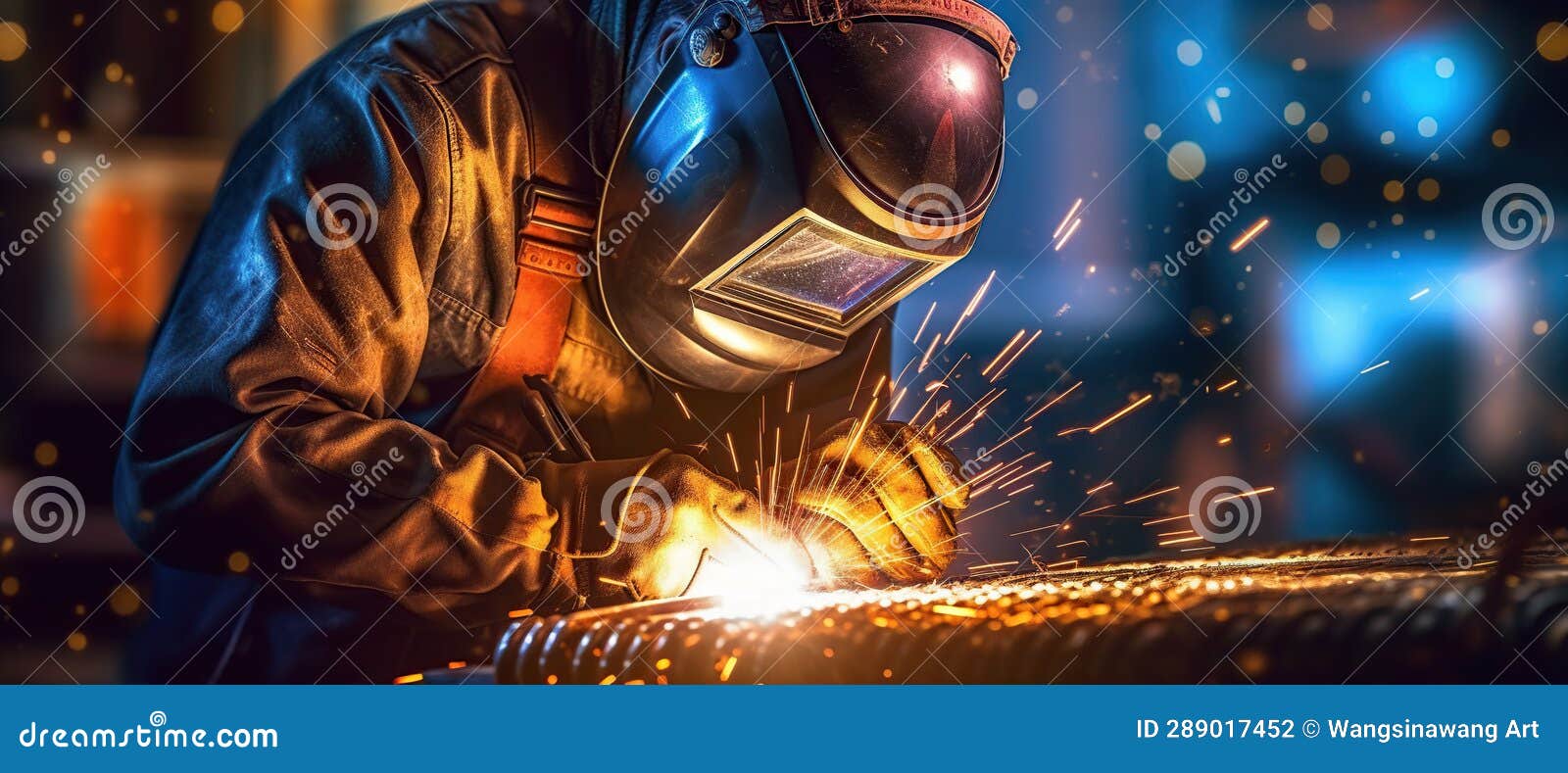 Master Welder, Welding at Industry Stock Photo - Image of fire ...