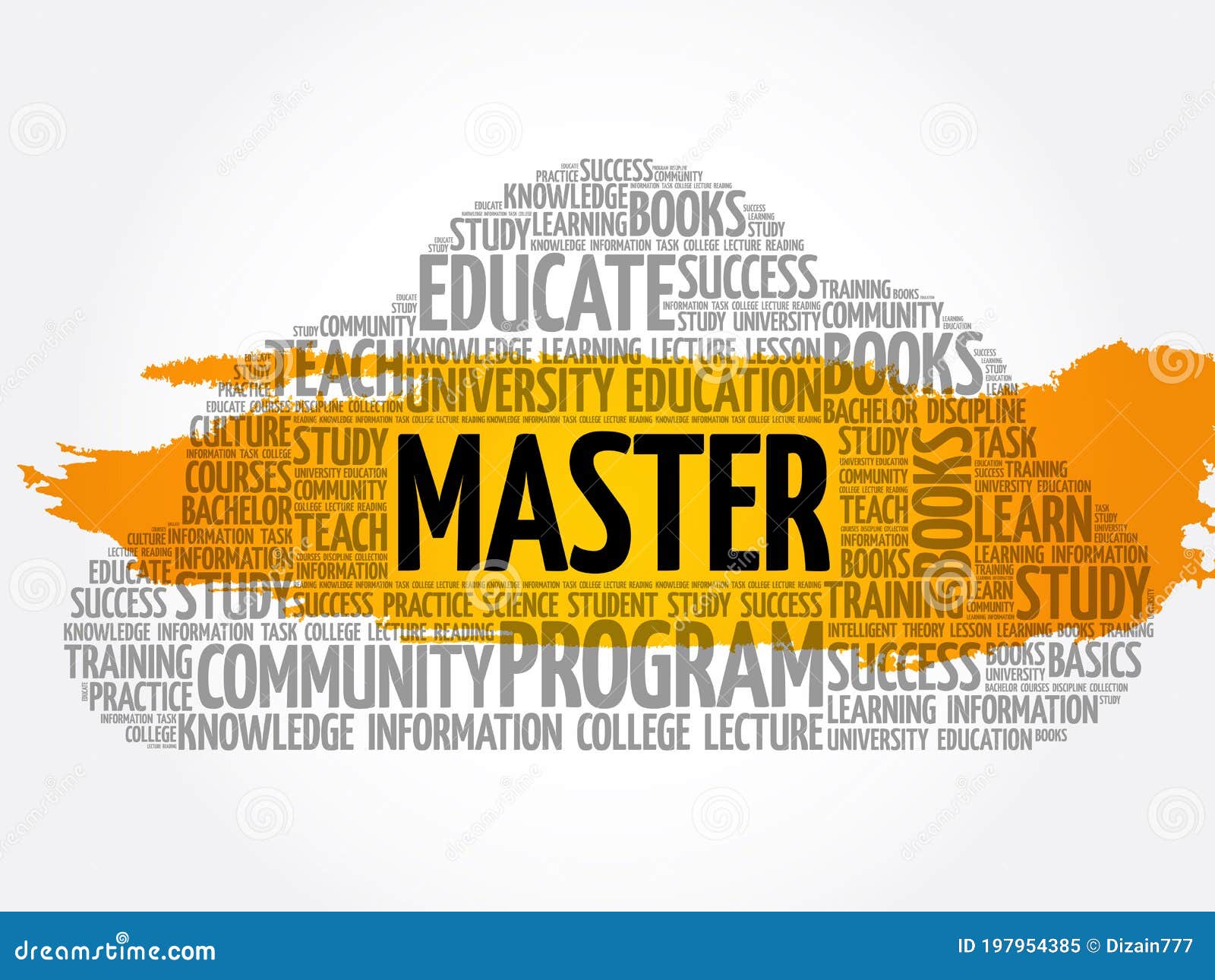 Master Word Cloud Collage Royalty-Free Stock Photo | CartoonDealer.com ...