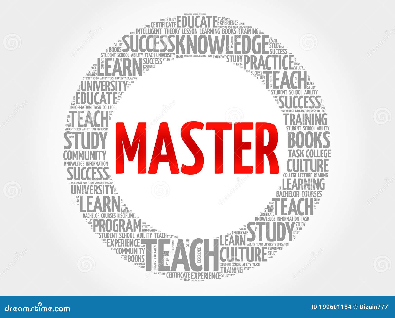 Master Word Cloud Collage Royalty-Free Stock Photo | CartoonDealer.com ...