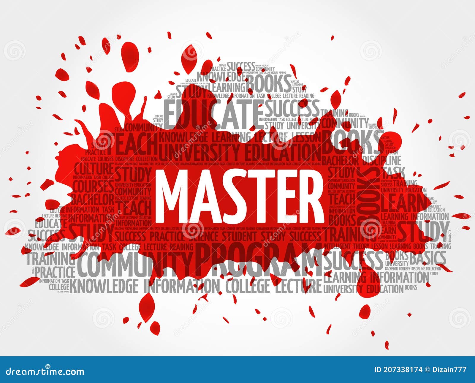 Master word cloud stock illustration. Illustration of apprenticeship ...