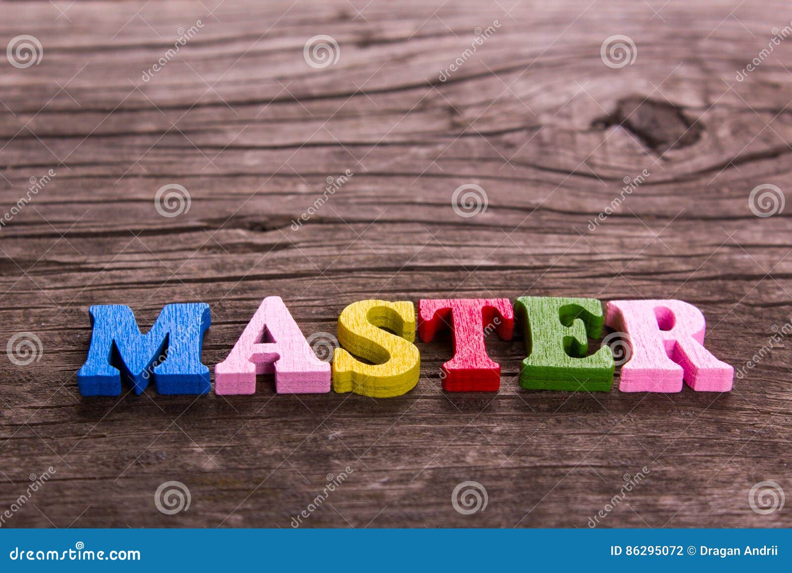 Master Word Made Of Wooden Letters Stock Photo | CartoonDealer.com ...