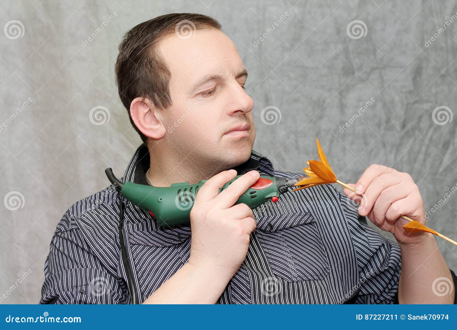 Master at work stock image. Image of creation, wood, flower - 87227211