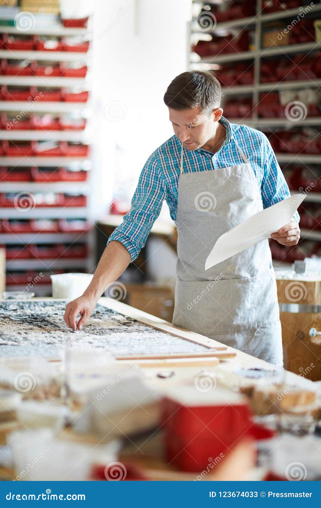 Master at work stock image. Image of artisan, worker - 123674033