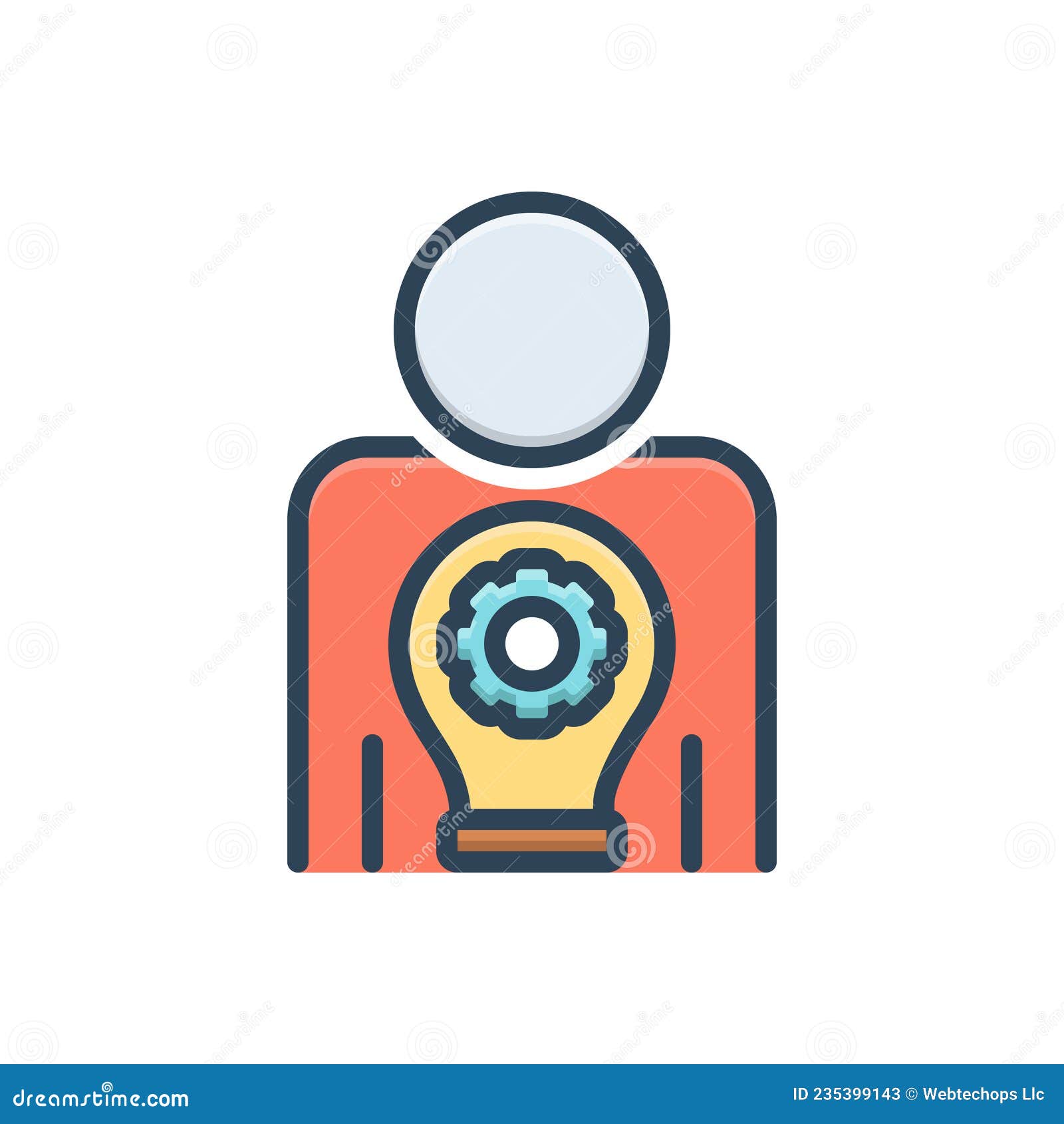 Color Illustration Icon for Master Your Skill, Master and Setting Stock ...