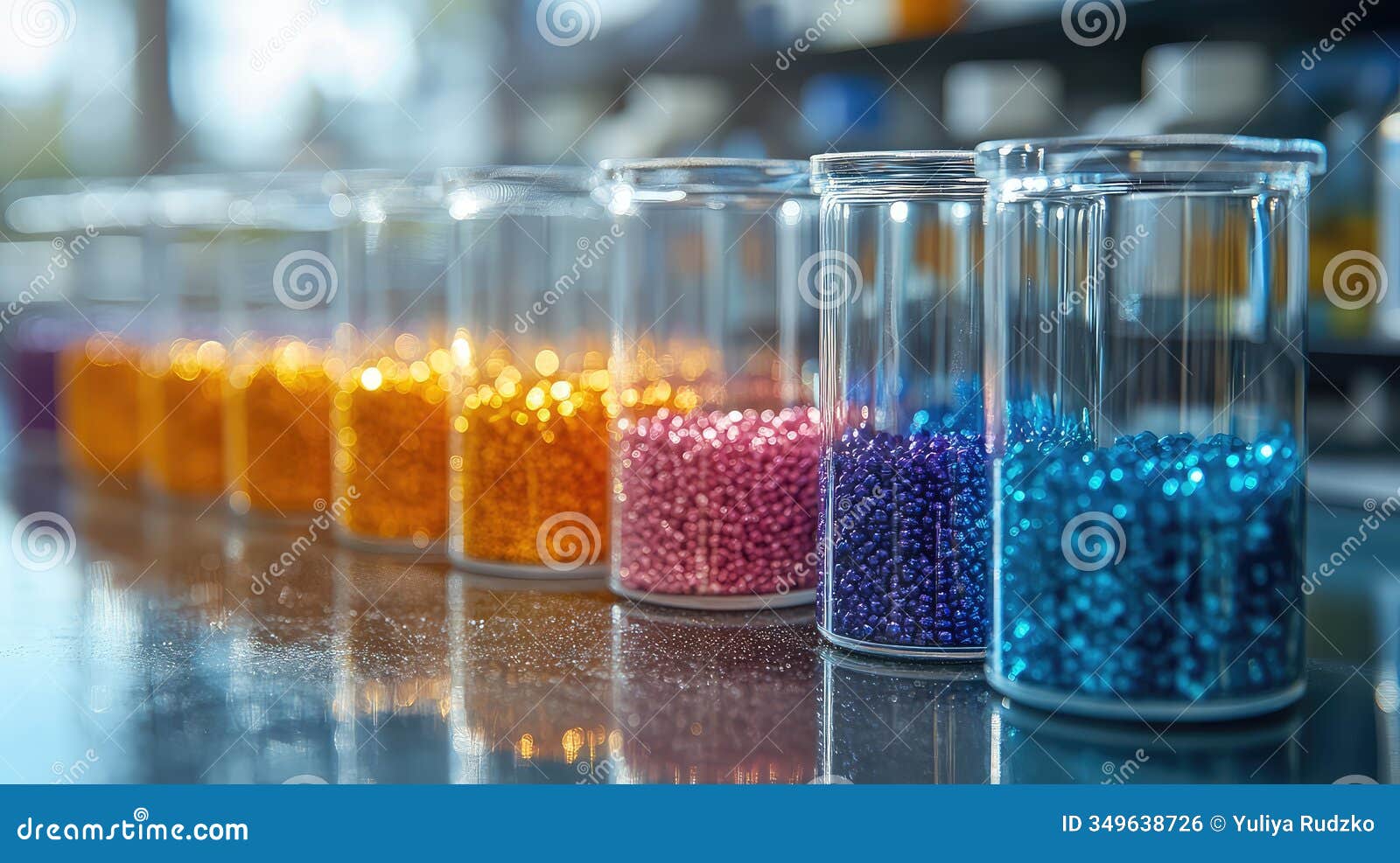 Masterbatch Granules and Hot-Cut Pellets in Plastic Lab Dish Stock ...