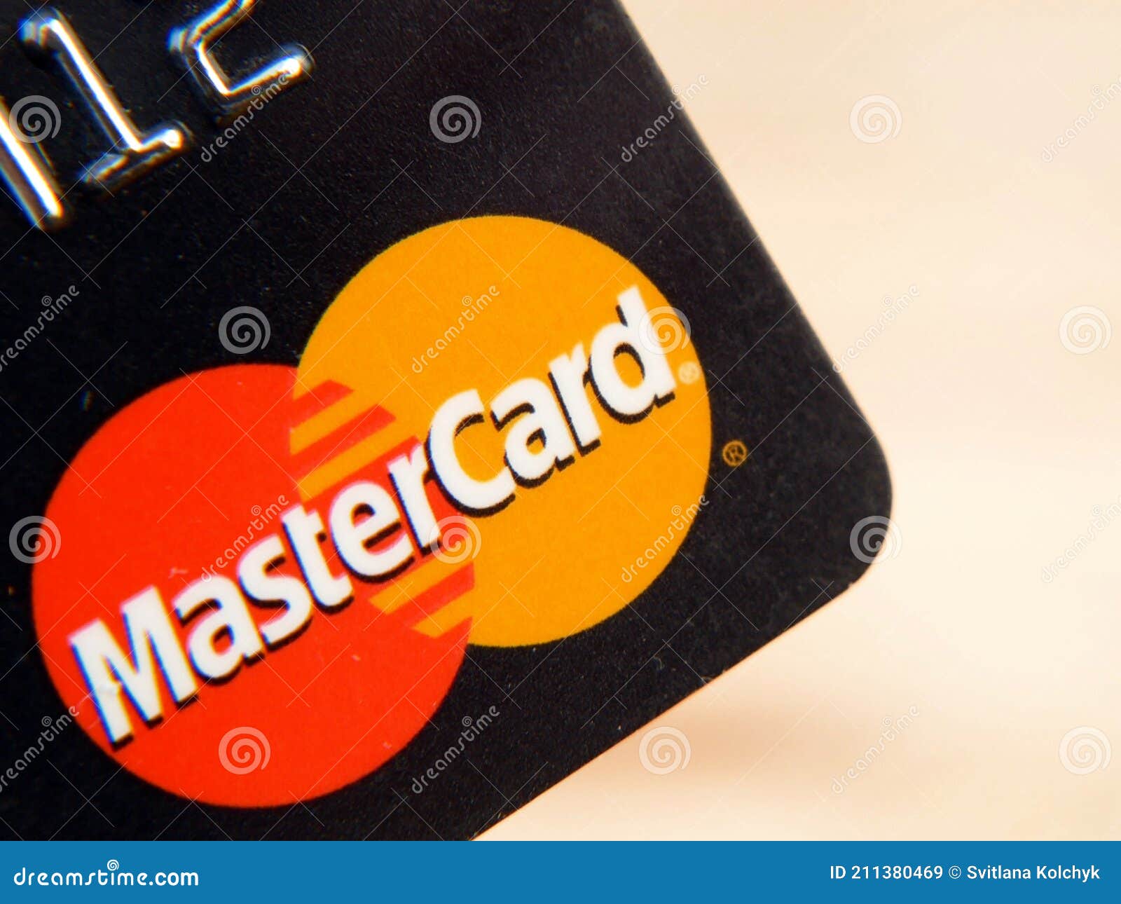 Mastercard Credit Card, Stack of Plastic Bank Card, Closeup Editorial ...