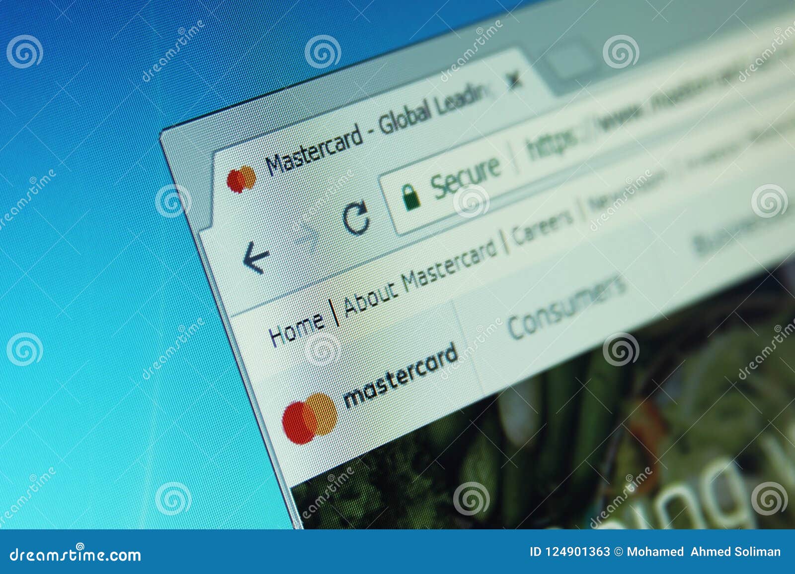Mastercard website editorial stock photo. Image of logotype - 124901363