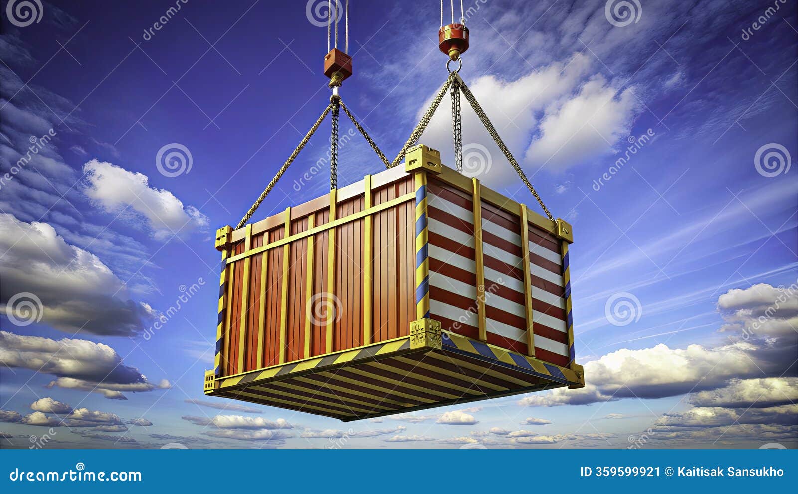 Precision Lifting Equipment For Precast Concrete Beams: A Studio Shot ...