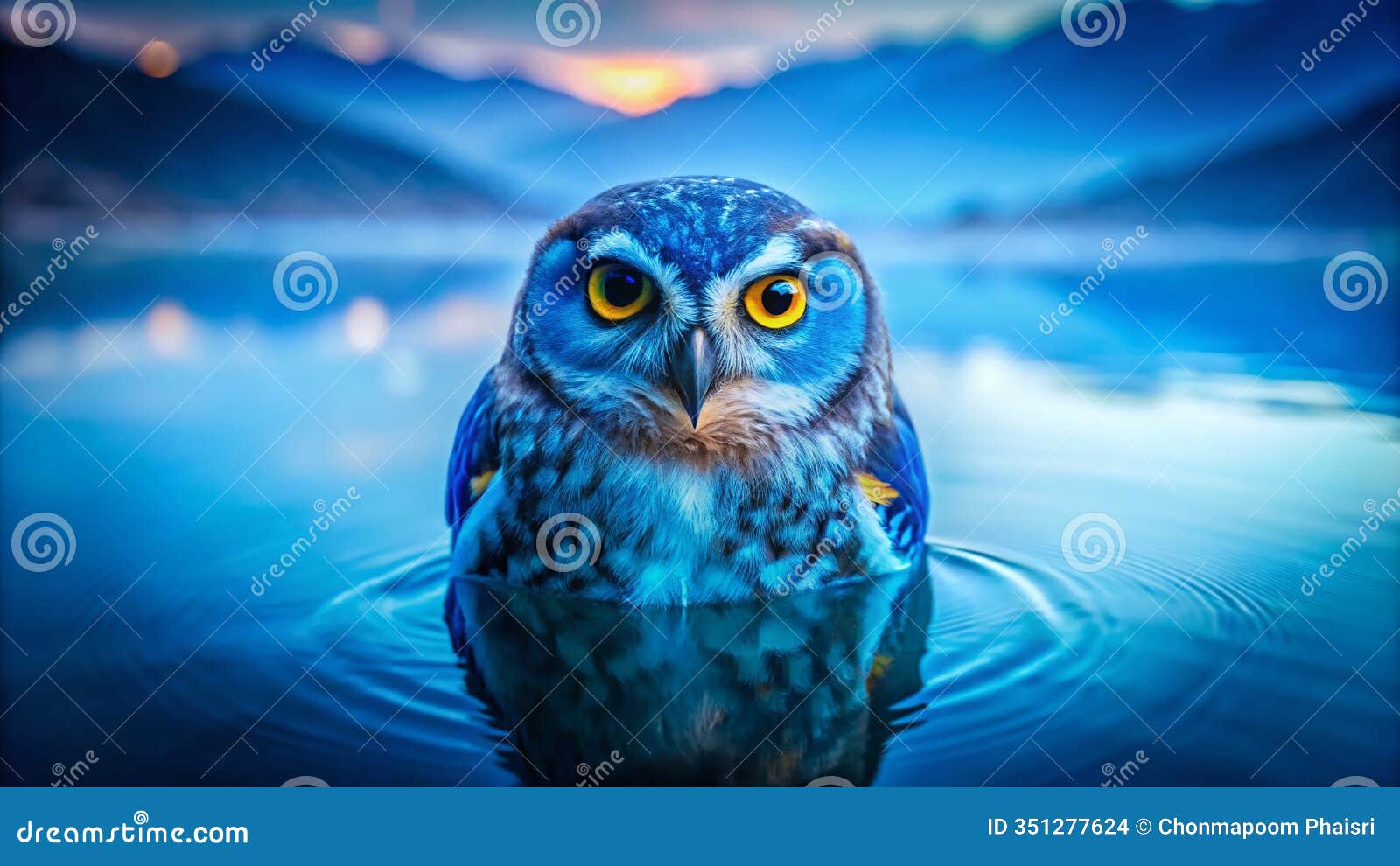 Mastering the Rule of Thirds with Stunning Blue Backgrounds a Visual ...