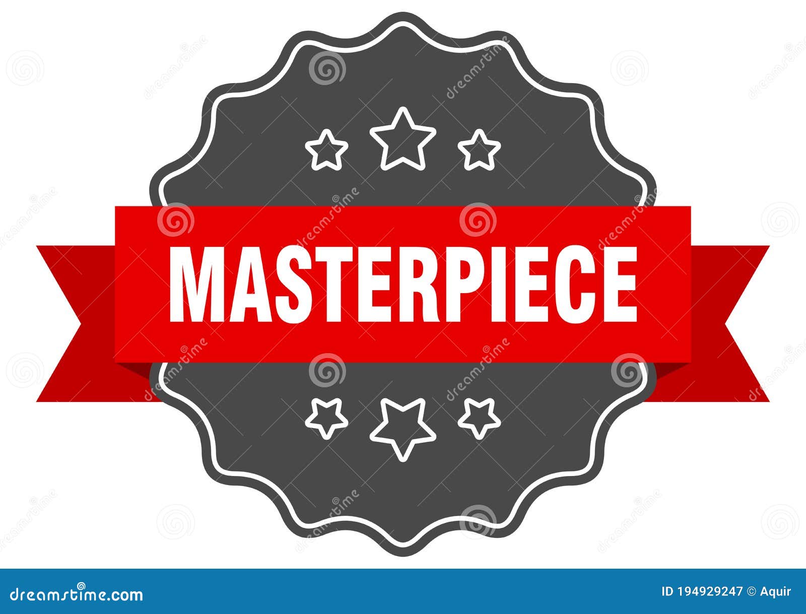 Masterpiece Label. Masterpiece Isolated Seal. Sticker. Sign Stock ...