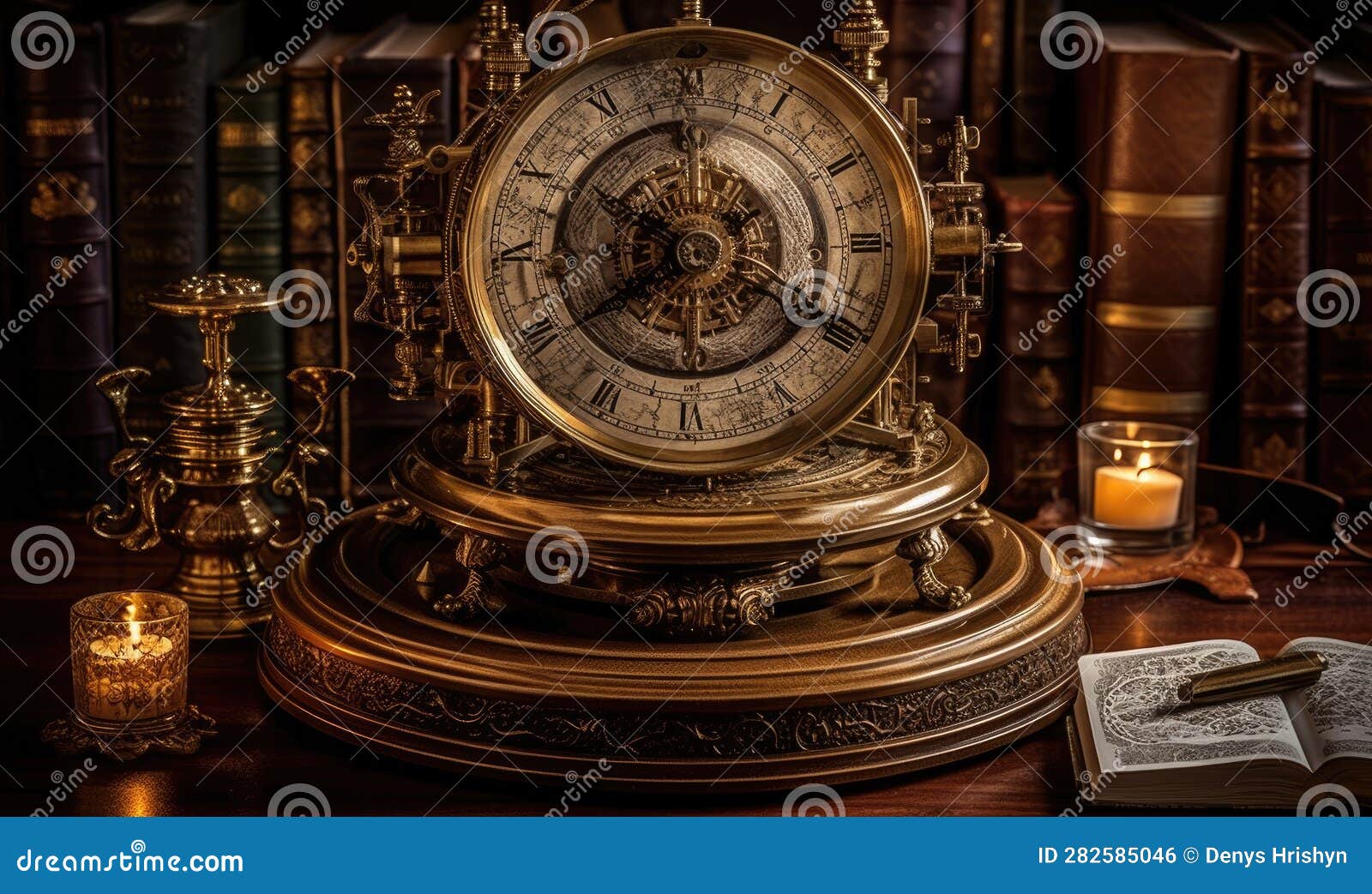 Masterpiece of Precision Highly Detailed Mechanical Clock Showcases ...