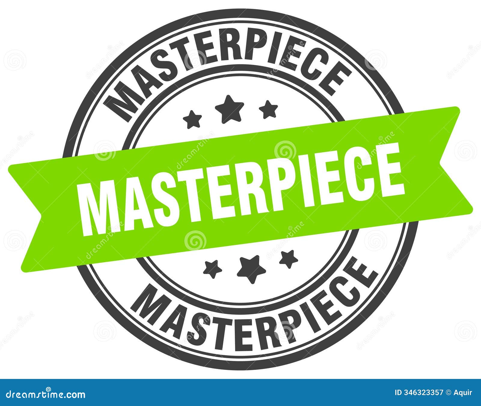 Masterpiece Stamp. Masterpiece Label On Transparent Background. Round ...
