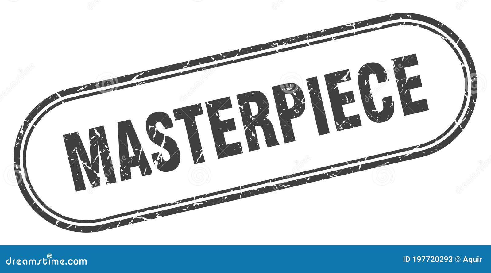 Masterpiece Stamp. Masterpiece Label On Transparent Background. Round ...