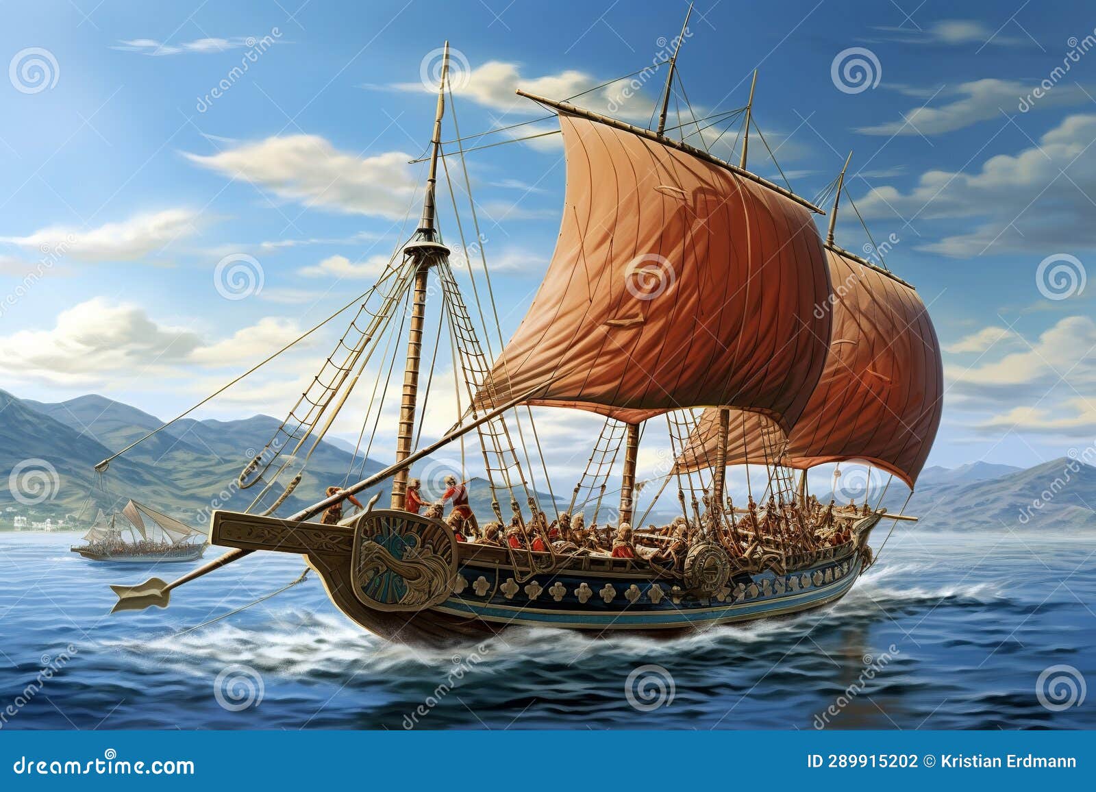 Triremes Cartoons, Illustrations & Vector Stock Images - 8 Pictures to ...