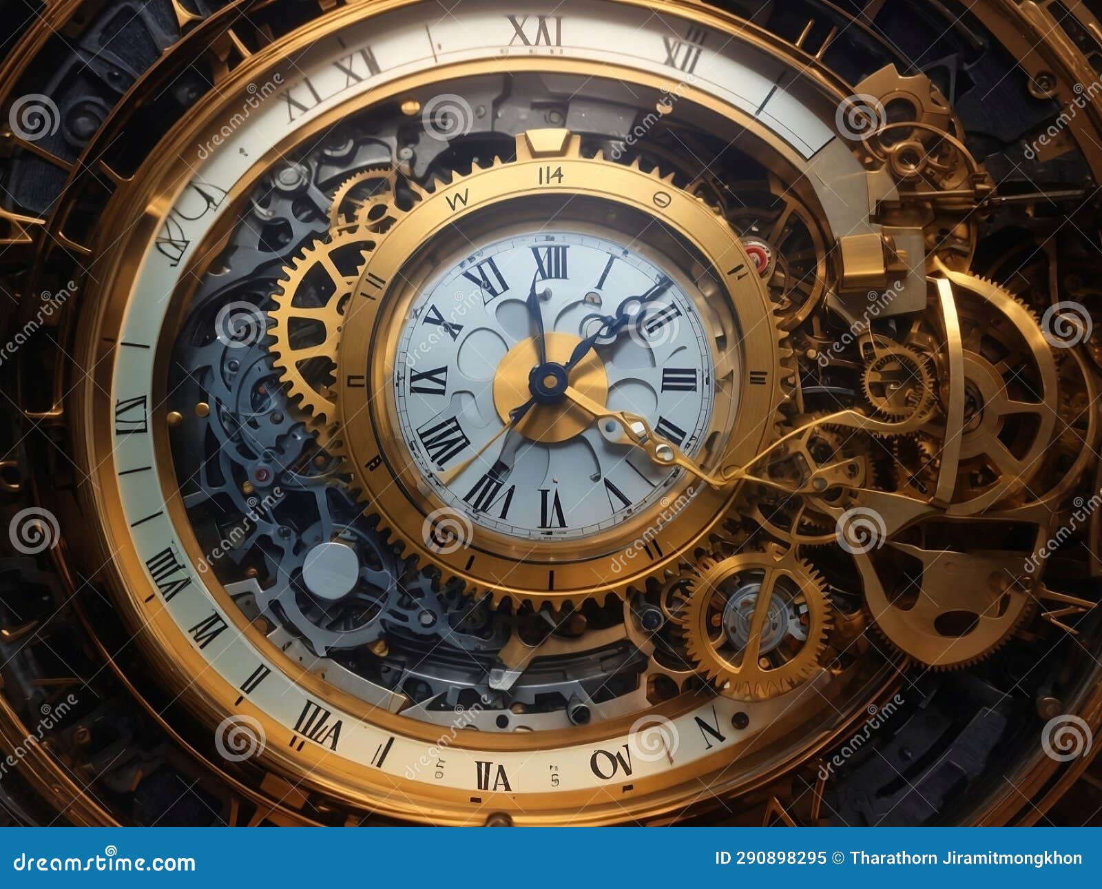 Masters of Time: Captivating Technology of Time Imagery Stock ...