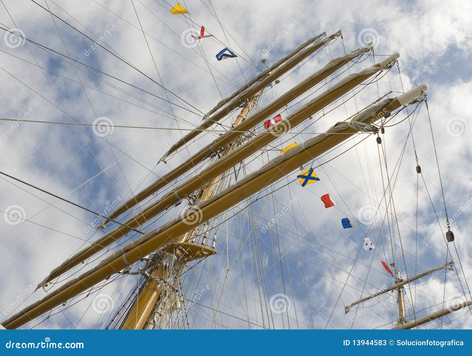 Masts and rigging stock image. Image of boat, water, transport - 13944583