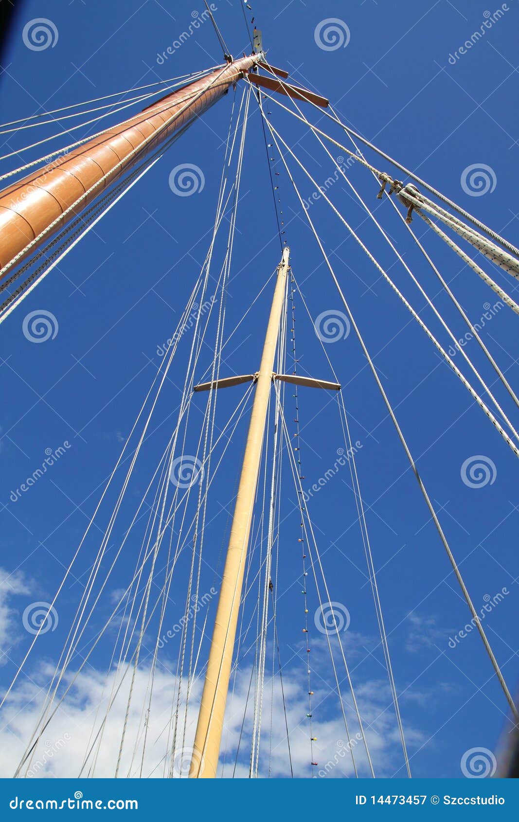 Masts and rigging stock image. Image of masts, rigging - 14473457