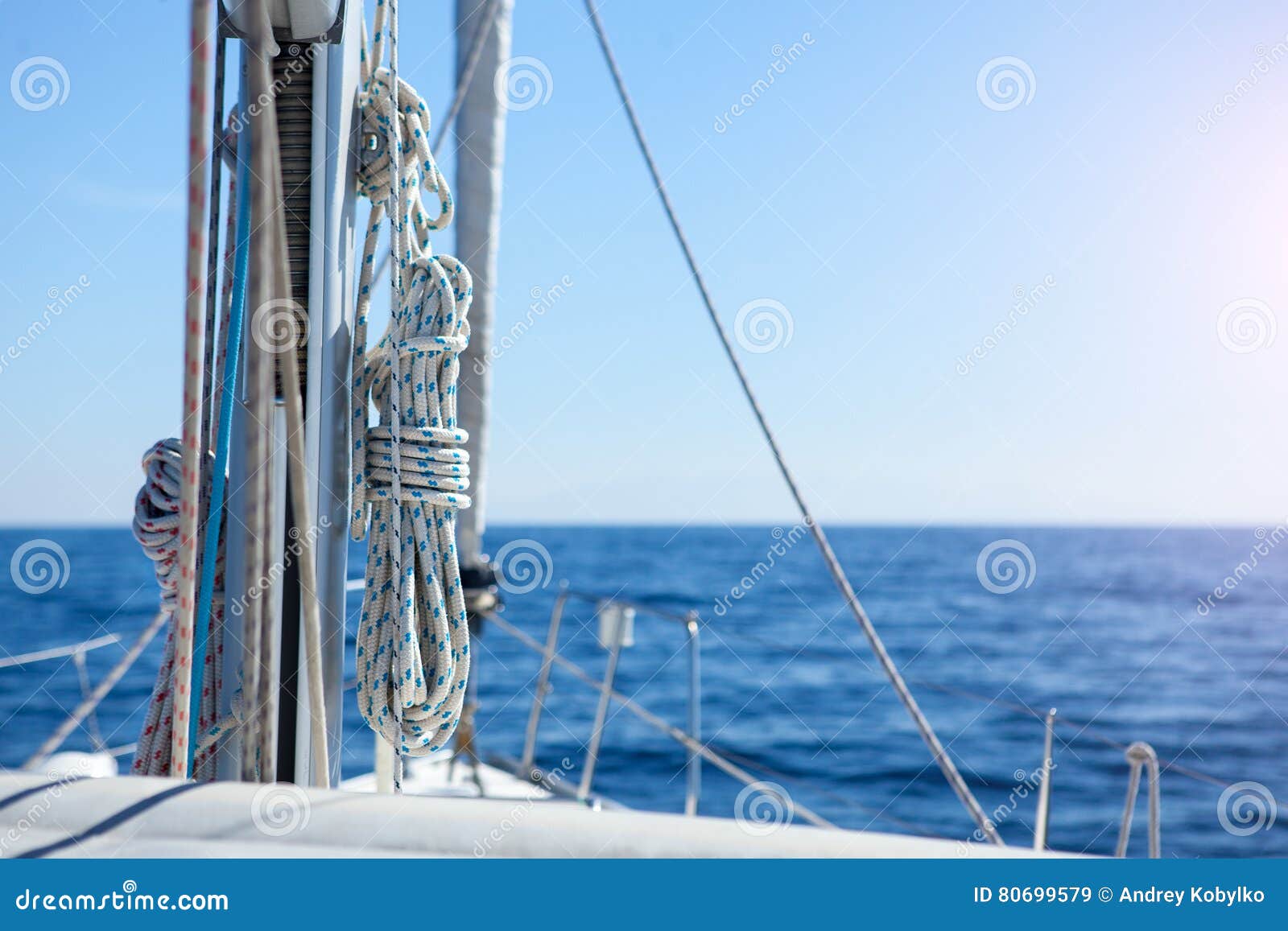 Masts and rope. stock image. Image of marine, cable, boat - 80699579