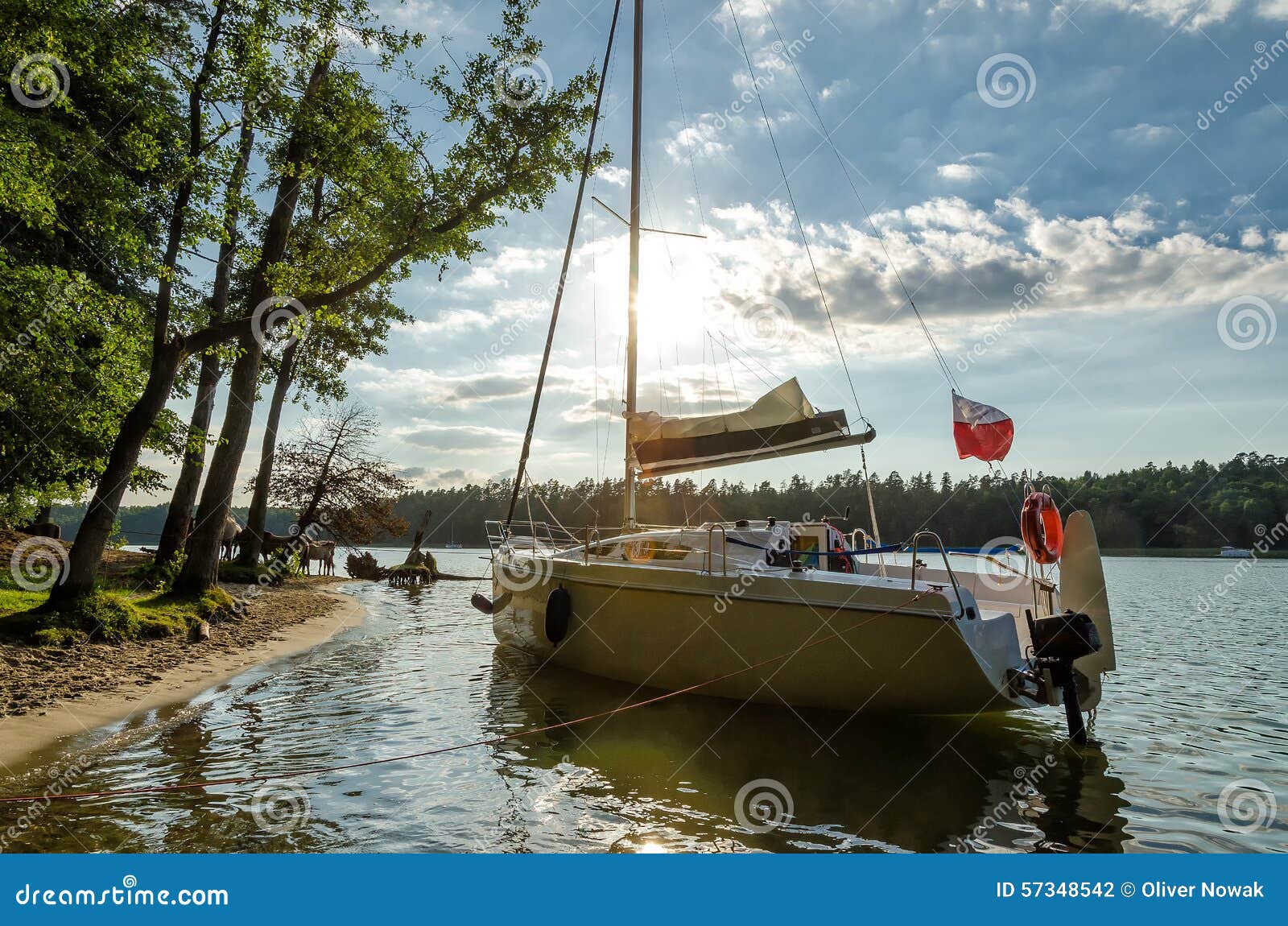 Masuria stock photo. Image of eastern, loneliness, europe - 57348542