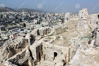 Masyaf stock photo. Image of castle, exterior, archaeology - 16630380