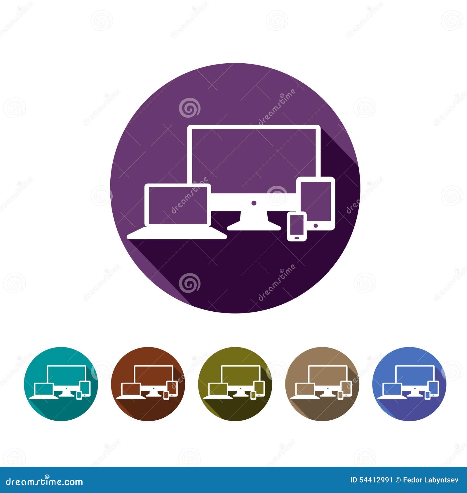 Matériel Informatique D'icône Illustration de Vecteur - Illustration du ...